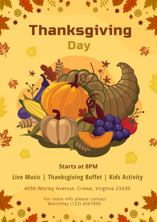 Thanksgiving Day Posters